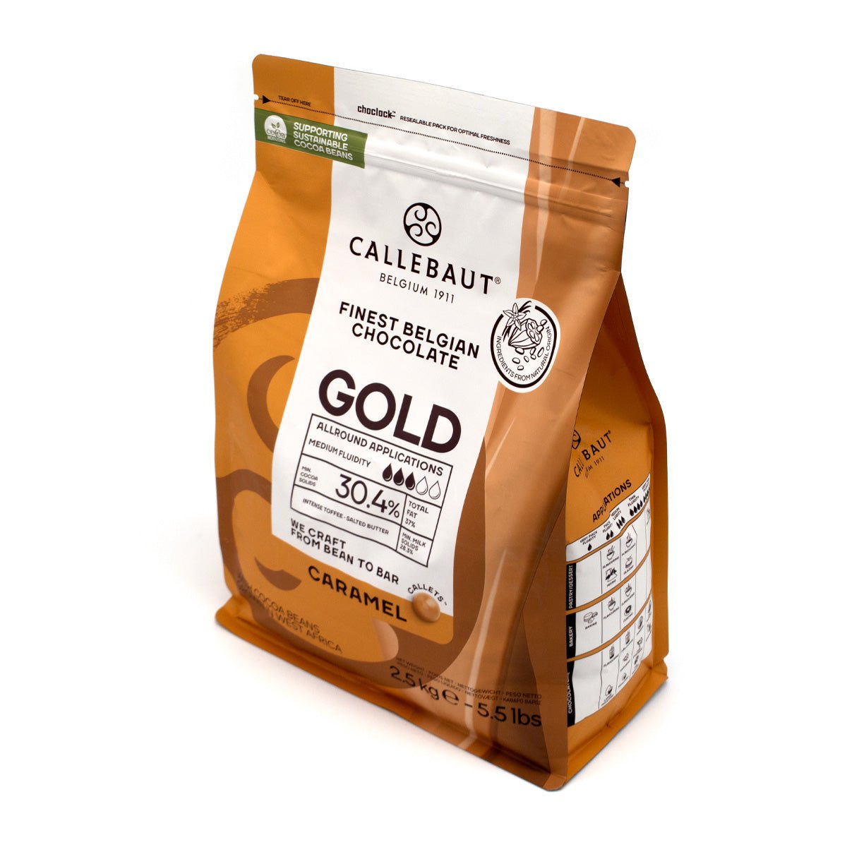 Callebaut Gold 30% White Chocolate Callets – Chocosphere