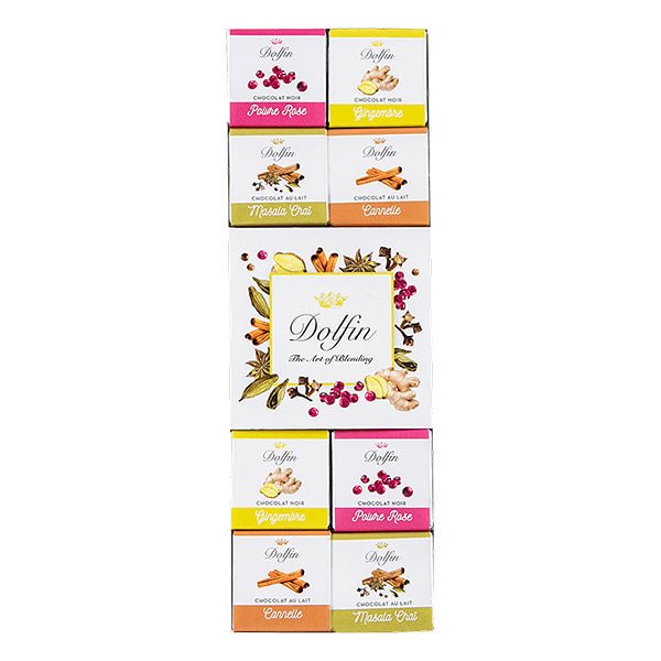Dolfin Spiced Assorted Chocolate Napolitains Box - 24 pc - 108g ...