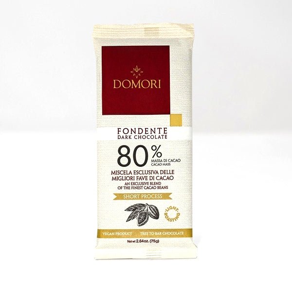 Domori Fondente 80% Dark Chocolate Bar - 75g – Chocosphere