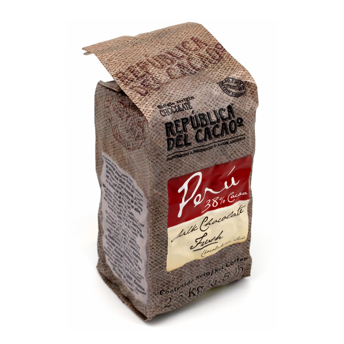 Republica del Cacao Peru 38% Single Origin Milk Chocolate Buttons ...